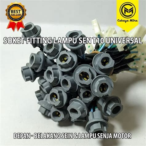 Jual Fitting T10 Socket Soket Dudukan Tancep Colok Lampu Led Bohlam T10 Universal Lampu Senja