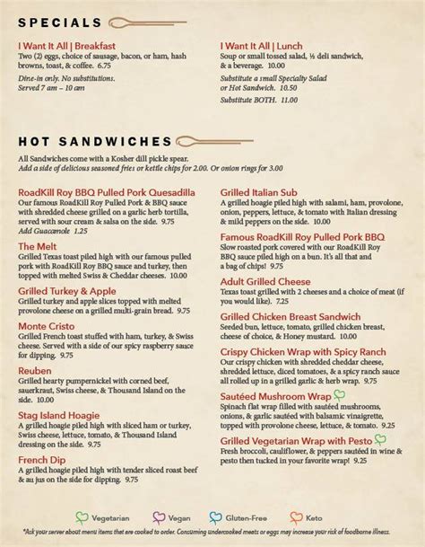 Menu At Chef Shell S Restaurant And Catering Port Huron