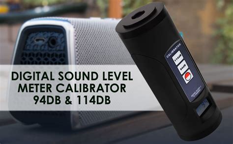 Digital Sound Level Meter Calibrator 94db And 114db For 1 2 And 1 Inch Microphone Professional