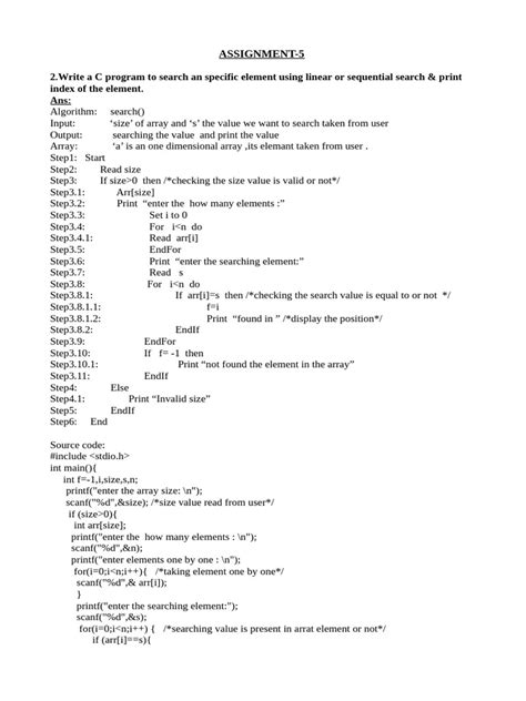 Assignment 5 Pdf Algorithms Computer Science