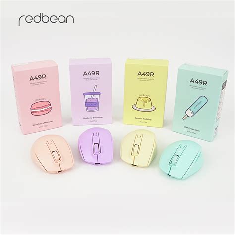 레드빈 리유저블 C타입 충전식 무소음 멀티페어링 블루투스 무선 마우스 A49r