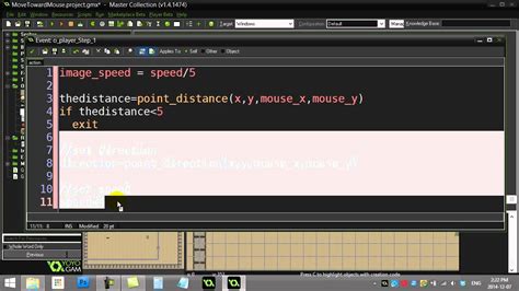 Gamemaker How To Make Player Move Toward Mouse Youtube