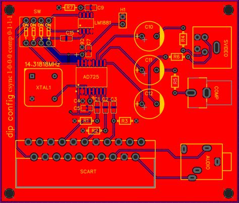 [schematic Pcb Review Request] Rgb To Yc Converter Based On An Ad725 Encoder R