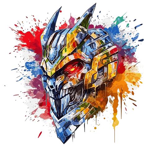Premium Vector Grimlock Transformers The Ferocious Dinobot King Illustration Design Vector
