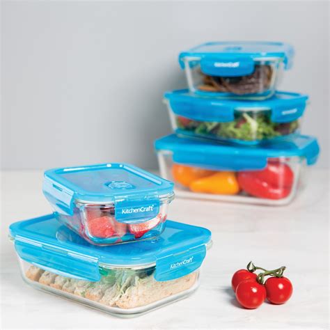 Food Container Rectangular 18 L Made Of Glass Kitchen Craft