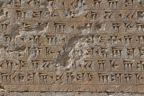 کتیبه مهم داریوش بزرگ در معرض فرسایش و آسیب جدی عکس