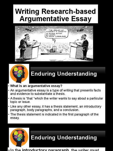 Writing Research Based Argumentative Essay Pdf Essays Argument