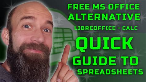 LibreOffice Calc Quick Guide To Spreadsheets YouTube