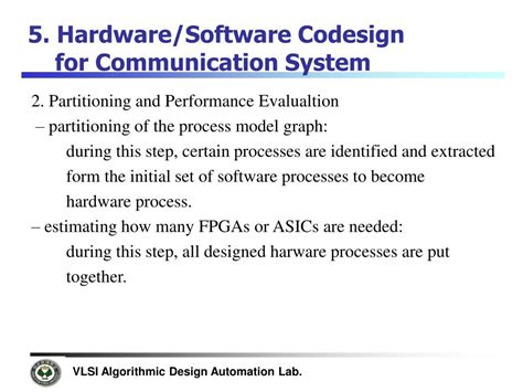 Ppt Hardwaresoftware Codesign For Communication Powerpoint Presentation Id3695655