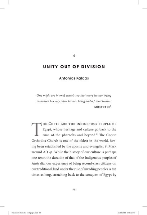 Pdf Book Chapter Unity Out Of Division