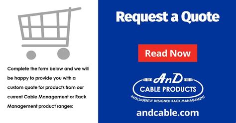 Request A Quote From Our Cable Management And Rack Management Product Range