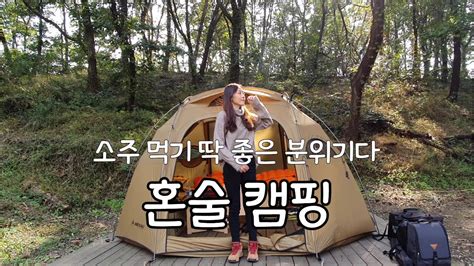 84캠핑 조용히 혼자 술먹고 싶어서 아무도 없는 곳을 찾아왔어요 ｜술로캠핑｜서울근교 노지느낌 물씬 캠핑장｜1시아는 언제까지ㅜ ｜전세캠핑｜미니화목난로｜간절기 캠핑