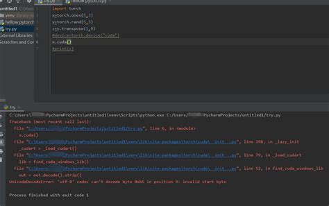 torch cuda is available 返回了true 但是运行x cuda 尝试搬到GPU运算时出现了这样的问题求大佬解惑 人工智能 CSDN问答