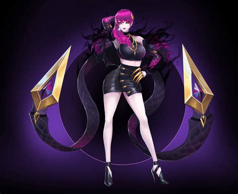 League Of Legend Evelynn Fanart Kda Evelunn By Drogod On Deviantart