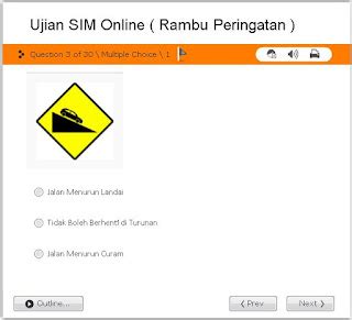 Gaya Terbaru 31 Rambu Rambu Tes Sim Gambar Minimalis