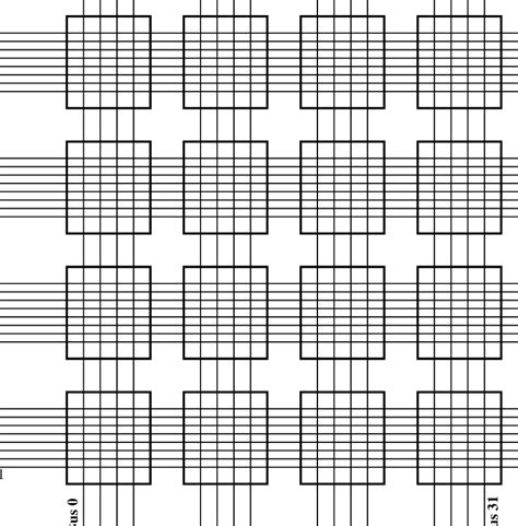 A One Sided Crosspoint Switch With 32 Ports In Each Direction Download Scientific Diagram