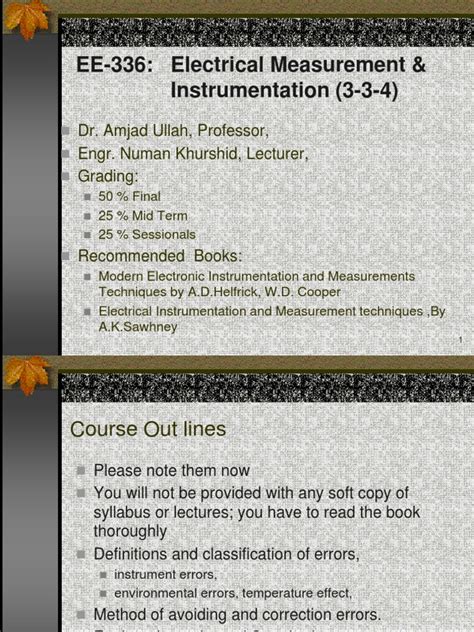 Lect 1 Introduction Pdf Accuracy And Precision Observational Error