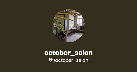 Octobersalon Instagram Linktree