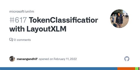 Tokenclassification With Layoutxlm · Issue 617 · Microsoftunilm · Github