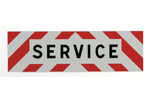 Magnetic Sign For Service Visible At 100 Meters Vignal Vignal Group