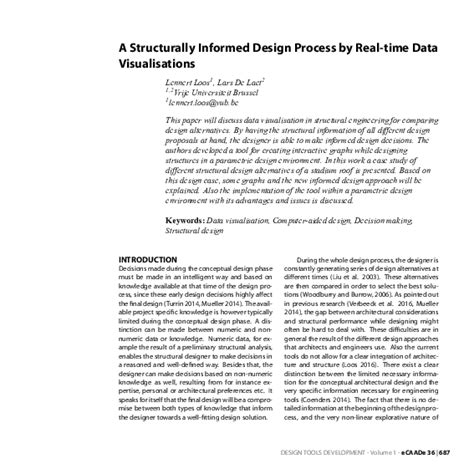Pdf A Structurally Informed Design Process By Real Time Data