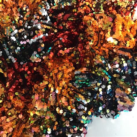 Multi Coloured Sequin Ditto Fabrics
