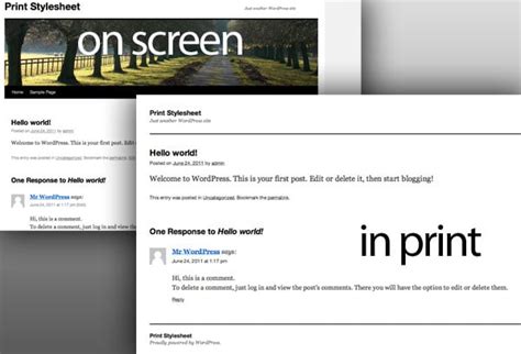 Quick Tip Adding A Simple Print Stylesheet To Wordpress Envato Tuts