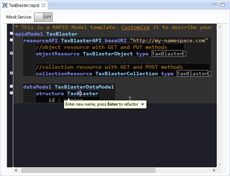 Reprezen Api Studio Quick Start Guide Defining Data Types