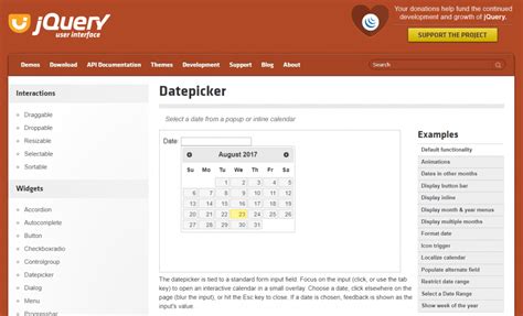 フォームでカレンダーから日付入力できるようになる「jquery Ui Datepicker」の導入手順 Techmemo