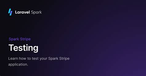 Testing Laravel Spark