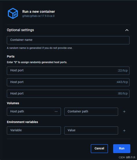 使用docker Desktop部署gitlab 技术栈