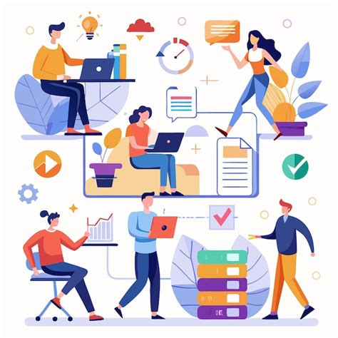 Workplace Efficiency Techniques Vectors And Illustrations For Free Download Freepik