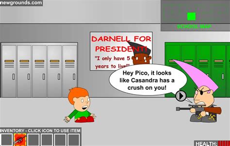 Pico Encountering A Goth Punk Blank Template Imgflip