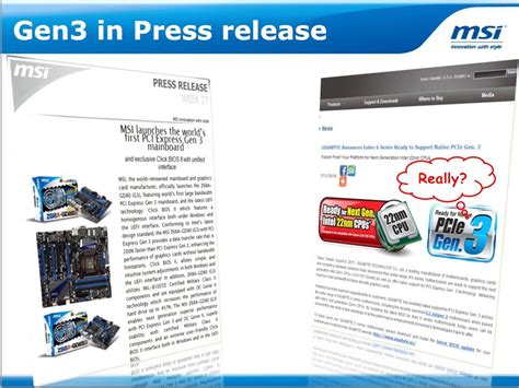 MSI Calls Bluff On Gigabyte S PCIe Gen Ready Claim TechPowerUp