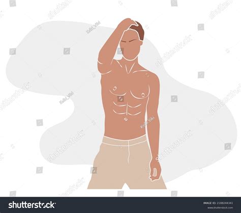 Abstract Male Body Clipart Flat Vector Stock Vector Royalty Free