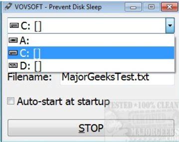 Prevent Disk Sleep Enables Simple Sleep Mode Prevention MajorGeeks