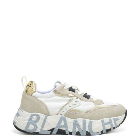 Voile Blanche Sneakers Da Donna Club 105 In Suede E Tessuto Tecnico