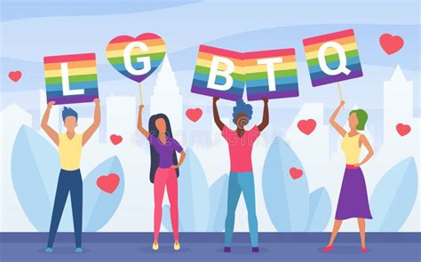 Rainbow People Vector Concept Stock Vector Illustration Of Isolated
