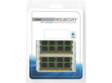 Crucial 16GB 2 X 8G 204 Pin DDR3 SO DIMM DDR3L 1600 PC3L 12800 Laptop Memory Model