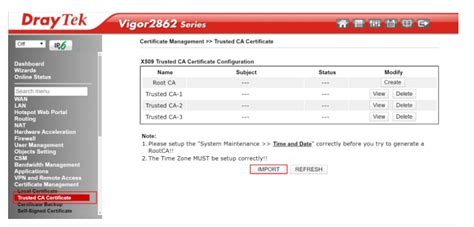 OpenVPN Set Up On Vigor Router DrayOS XCA DrayTek FAQ