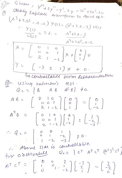 Solved 《modern Control Theory》 Course Hero