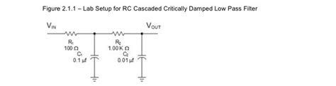 Solved Figure 211 Lab Setup For Rc Cascaded Critically