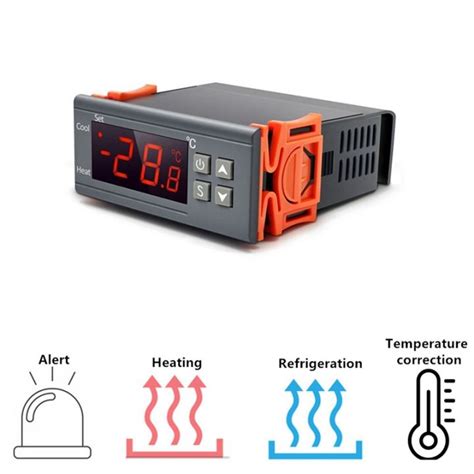 Led Digital Temperature Controller Relay Thermoregulator Ac 110 220v