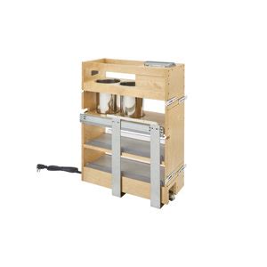 Rev A Shelf Wood Vanity Cabinet Outlet Pullout Grooming Organizer W Soft Close Wayfair