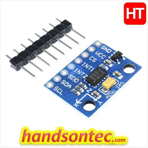Adxl345 Digital Accelerometer Module Handson Tech