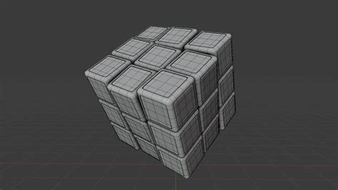 Rubiks Cube Scene Flippednormals