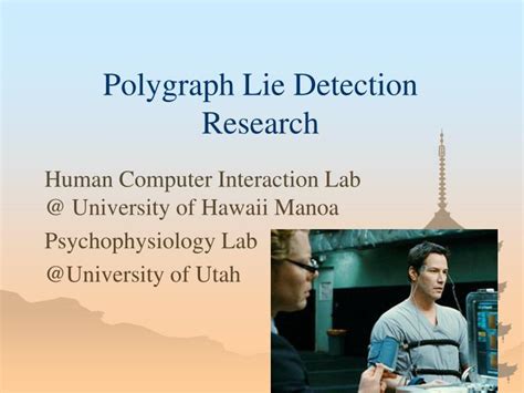 Ppt Polygraph Lie Detection Research Powerpoint Presentation Free Download Id5641386