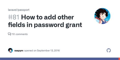 how to add other fields in password grant · issue 81 · laravel