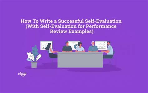 Self Evaluation Examples To Prepare For Your Next Performance Review Eleap