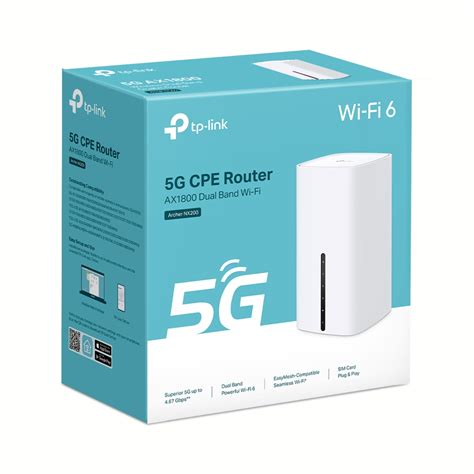 archer nx200 5g ax1800 wireless dual band gigabit router tp link